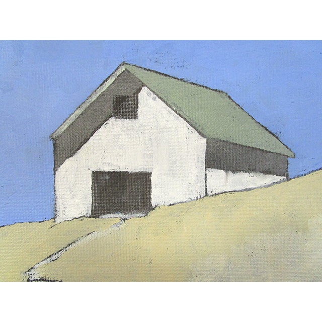 Sonoma White Barn Art Lynne French California Landscape Oil Painting ...