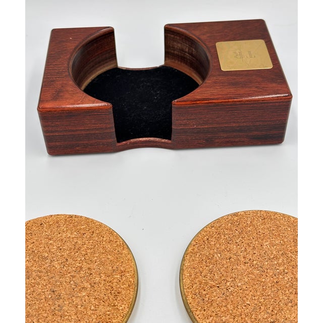 1980s Frank Sinatra Celebrity Golf Invitational Leather & Brass Coaster ...