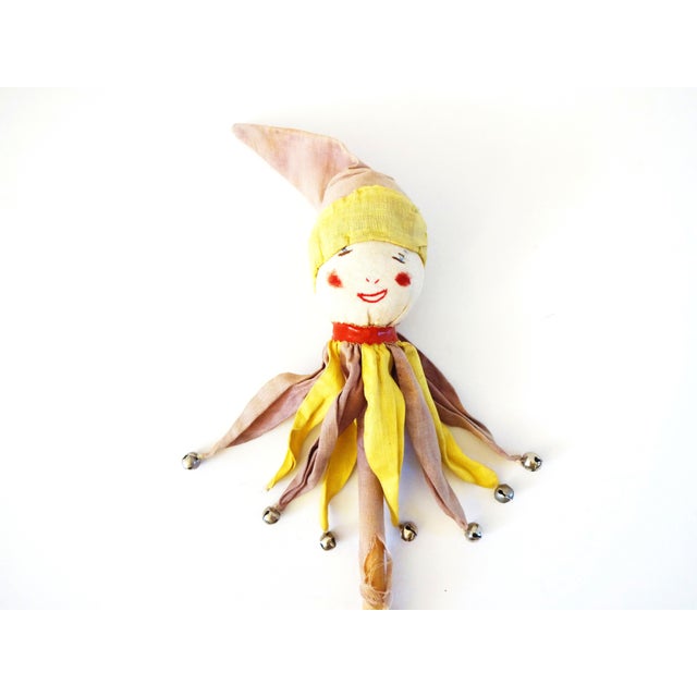 Early 20th Century Jester Marotte Toy | Chairish