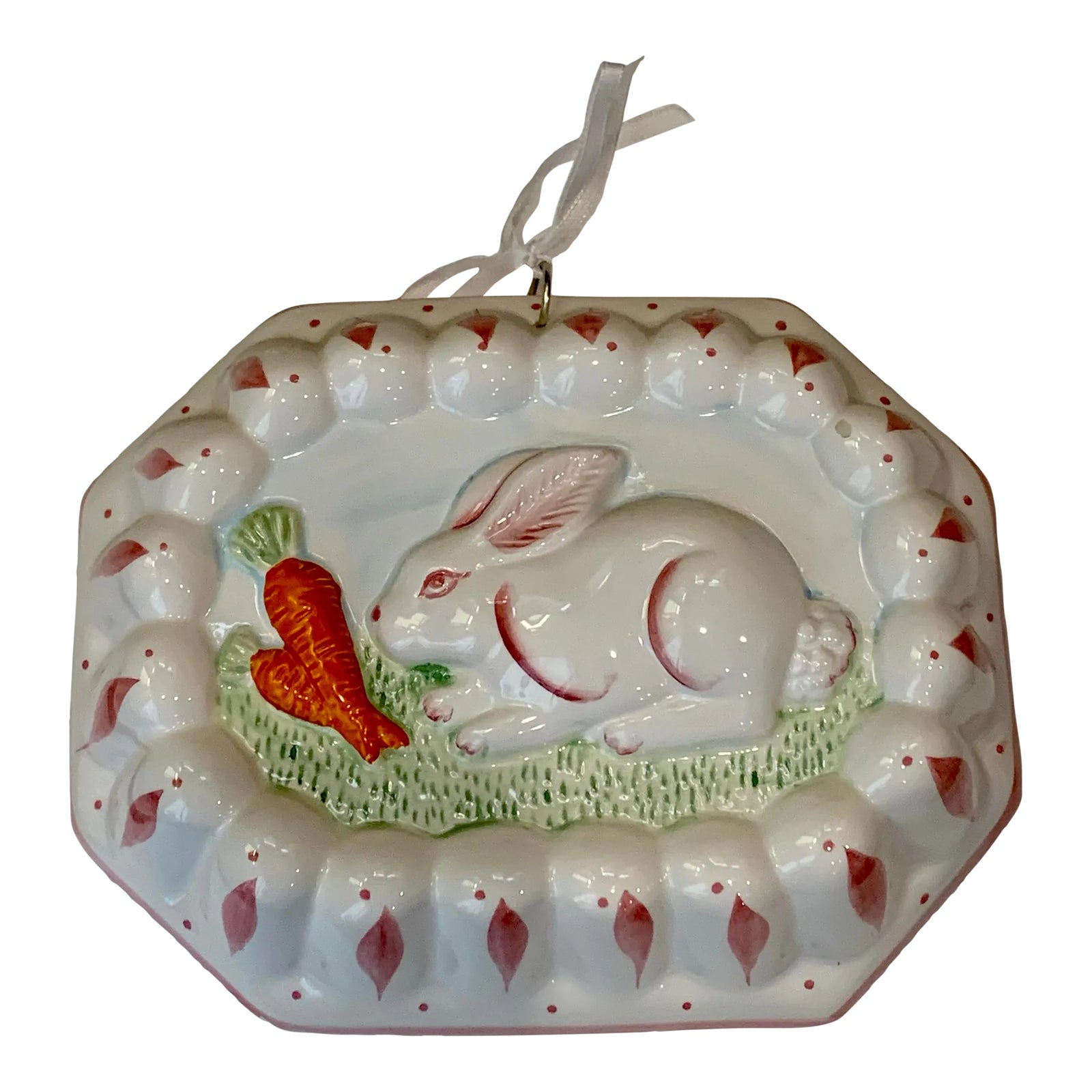 Vintage Ceramic Mold Bunny Rabbit | Chairish