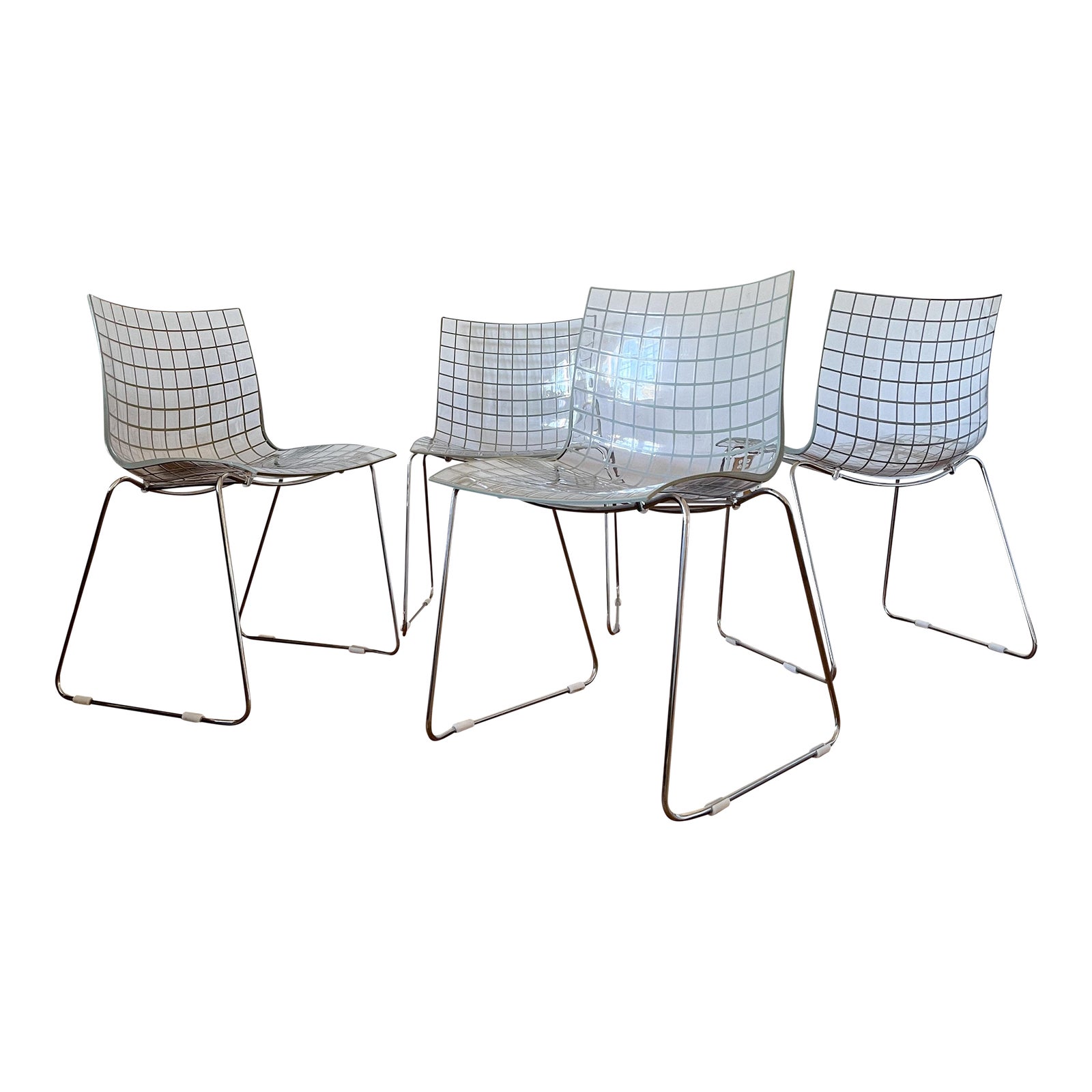 1990s Set of 4 Italian X3 Chairs by Marco Maran for Max Design | Chairish
