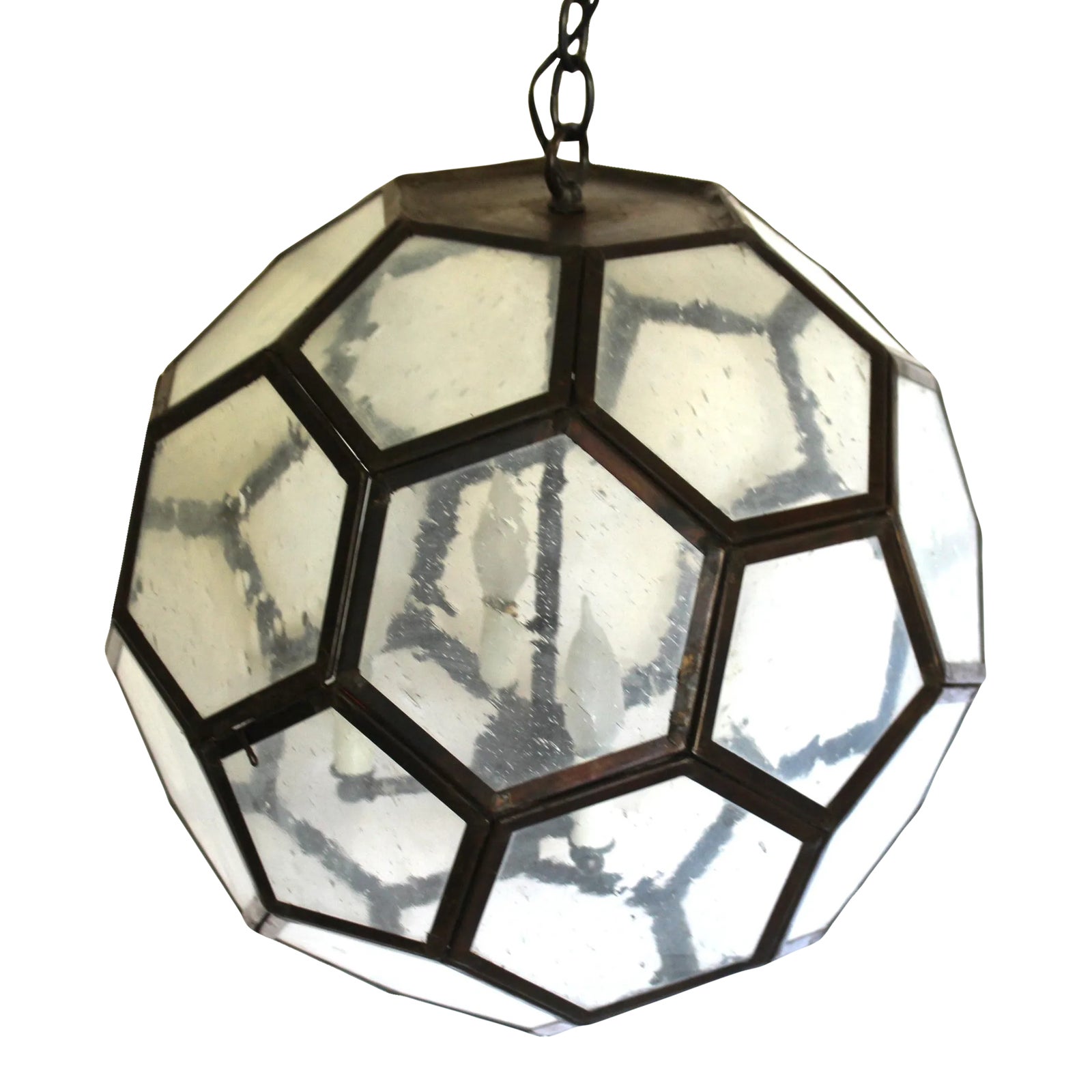 2000s Honeycomb Design 4 Light Fixture | Chairish
