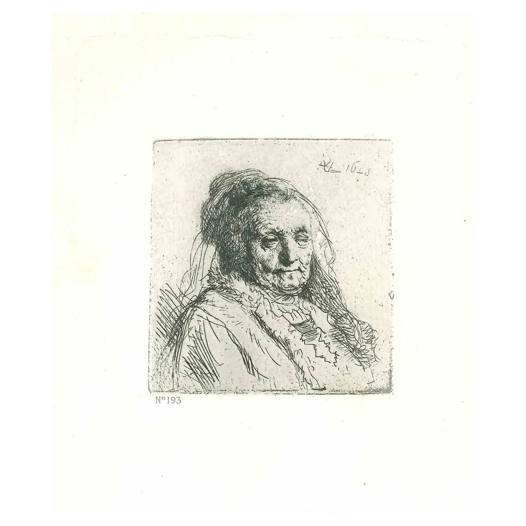 Charles Amand Durand after Rembrandt, The Artist's Mother, Engraving ...