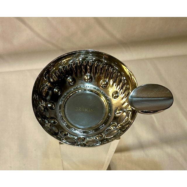 French Hallmarked Augis Lyon Mid 20th Century - 1950's Silver Tastevin ...