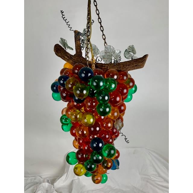 Mid Century Grape Pendant Light Fixture Circa 1950s | Chairish
