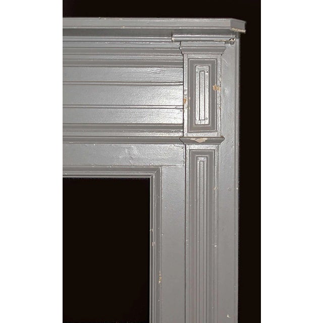 Antique Federal Style Wooden Fireplace Mantel | Chairish