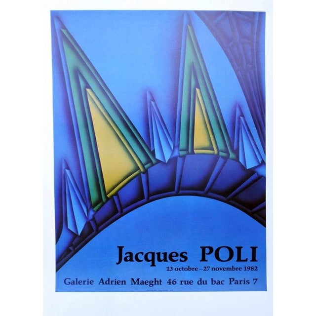 1982 Jacques Poli - Chrysler Building Poster | Chairish