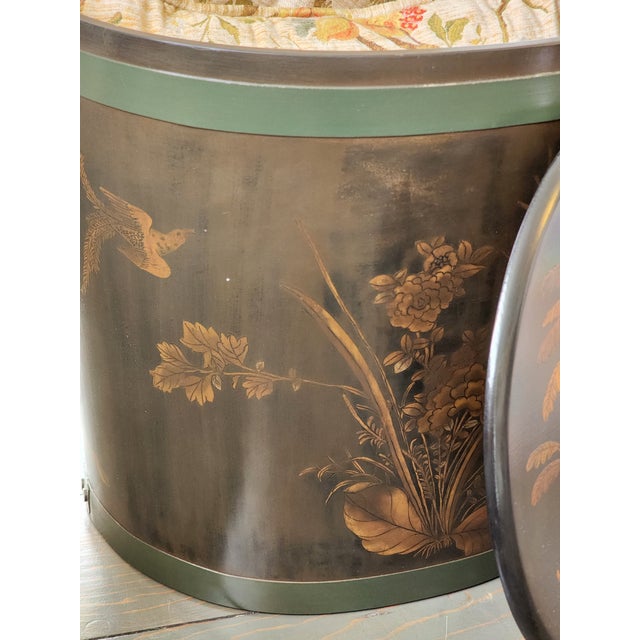 New Eastern Rice Barrel Oval Storage Bin | Chairish