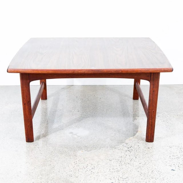 1960s Vintage Mid Century Danish Modern Side Table End Square Walnut ...