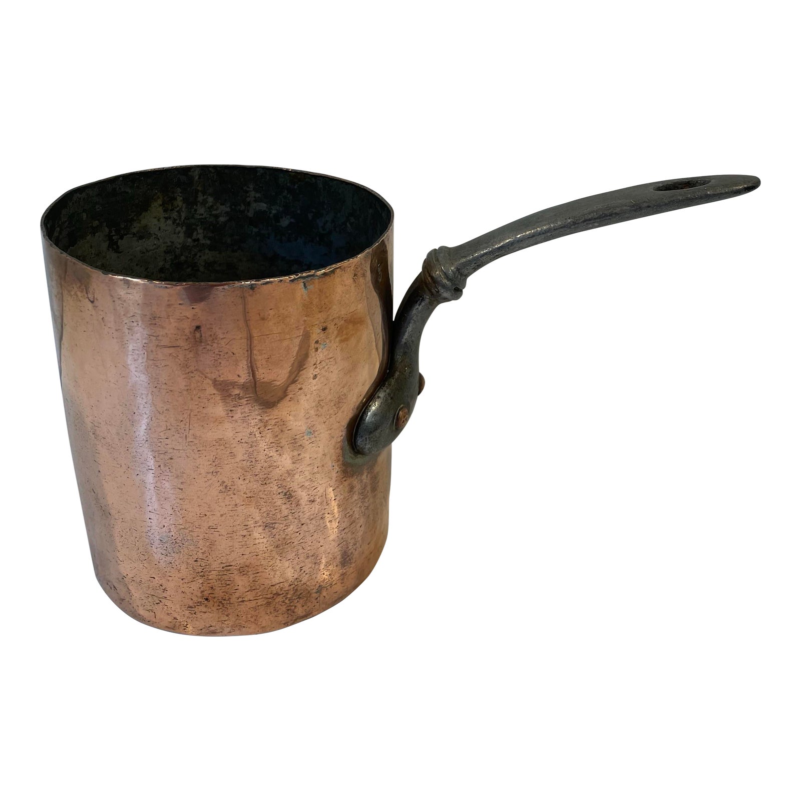 Vintage French Copper Sauce Pot | Chairish