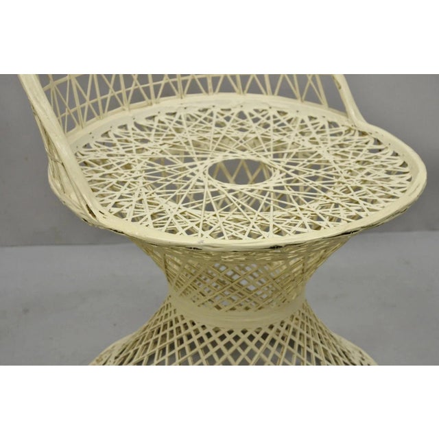 Vintage Russell Woodard Style Mid Century Modern Woven Spun Fiberglass ...