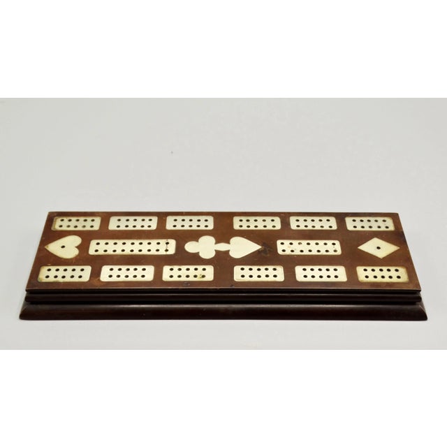 Antique English Bakelite Cribbage Board Game | Chairish