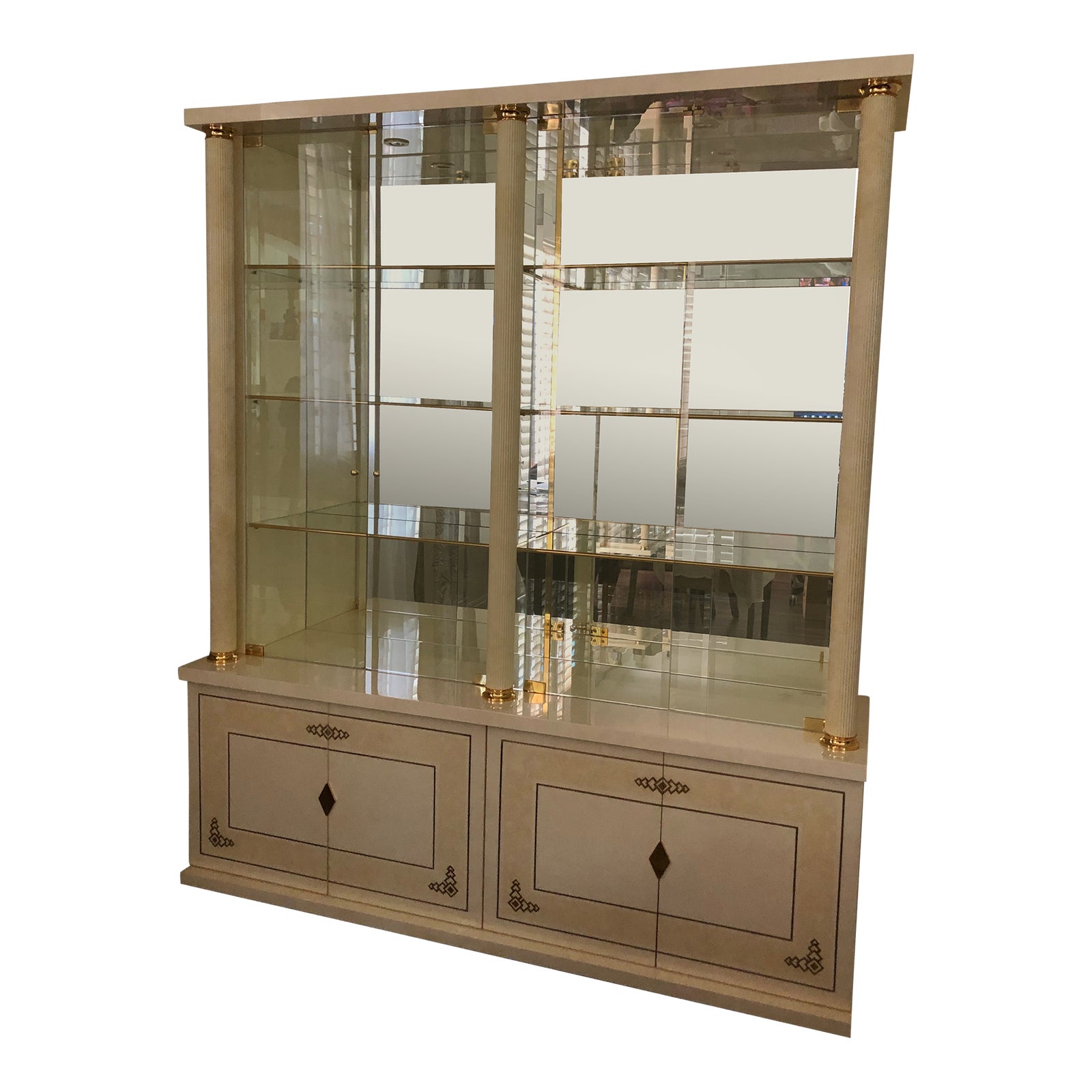 Showcase Solid Wood Magna Plus Display Cabinets | Chairish