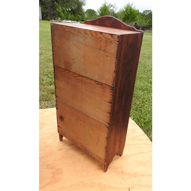 Vintage Rustic Folk Art Handmade Cedar Bookcase Shelf - a Pair | Chairish