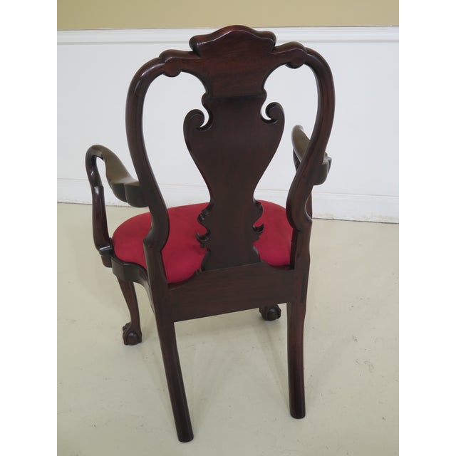 Kindel Winterthur Collection Mahogany Clawfoot Arm Chairs- A Pair ...