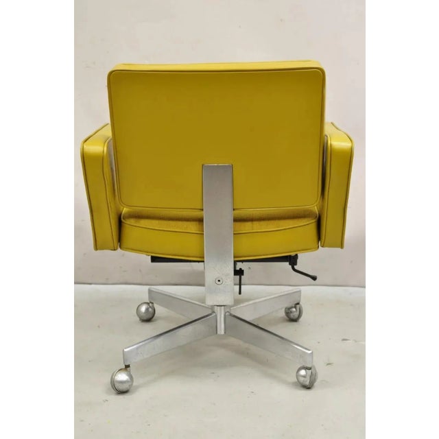 Late 20th Century Shaw Walker Mid Century Modern Mustard Yellow Vinyl ...
