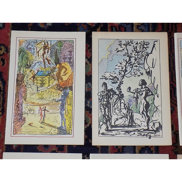 Vintage Mid 20th Century Salvador Dali Surrealist Lithographs - Set of ...