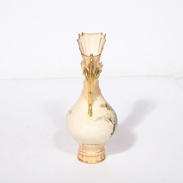 Antique Hand Painted Neoclassical Porcelain Vase by A. Stowell Boston ...