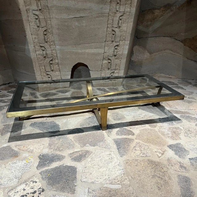 1950s Arturo Pani Modernism Bronze Coffee Table Mexico City | Chairish