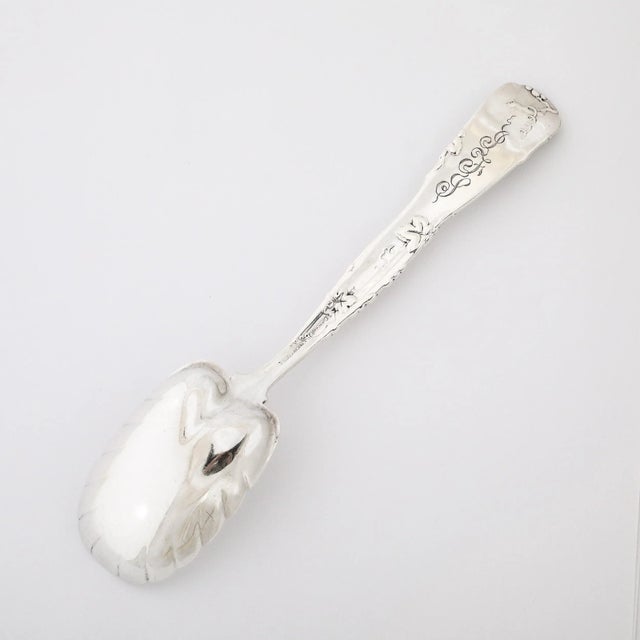 Tiffany and Co. 19th Century Sterling Silver Serving Spoon in "Vine W ...