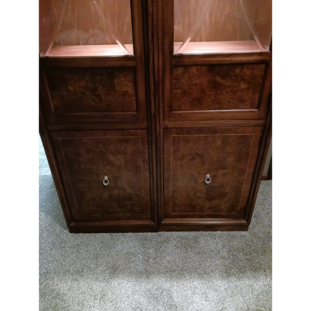 1990s Thomasville Bogart Collection Display Cabinet | Chairish