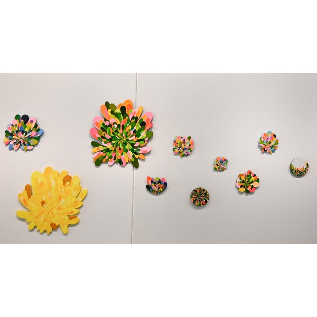 Abstract Botanical Fine Art Wall Sculpture "Flora: Forever Will Be" by ...
