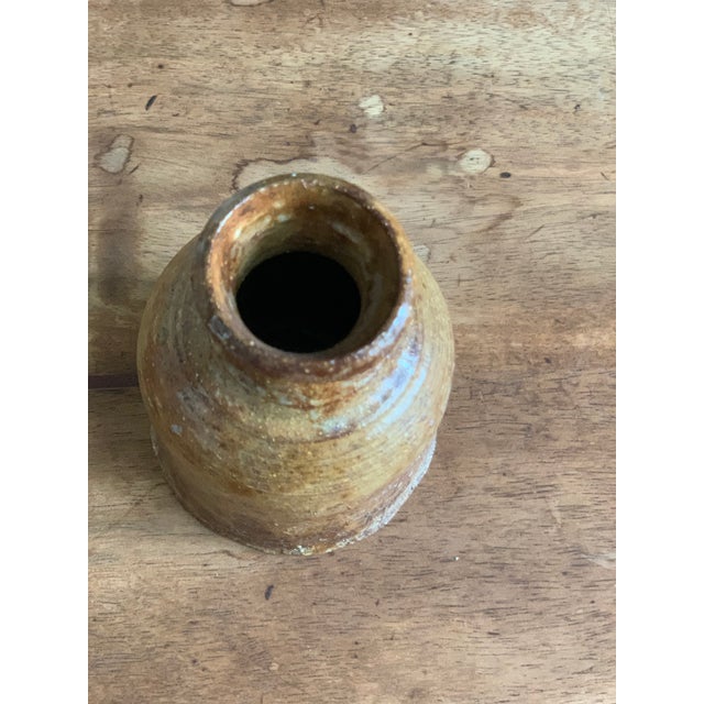 Vintage American Rustic Earthenware Vase | Chairish