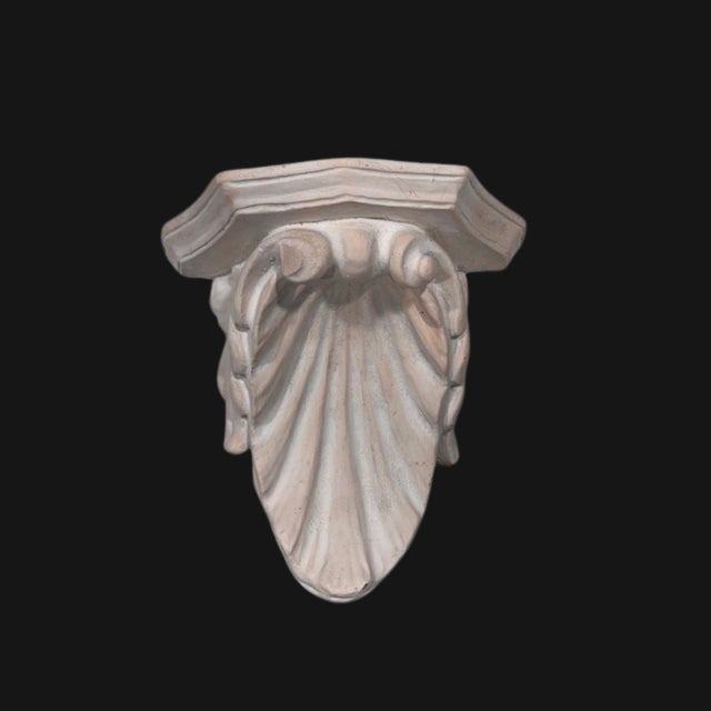 Early 20th Century Rococo Shell-Shaped Ornate Wall Shelf | Chairish