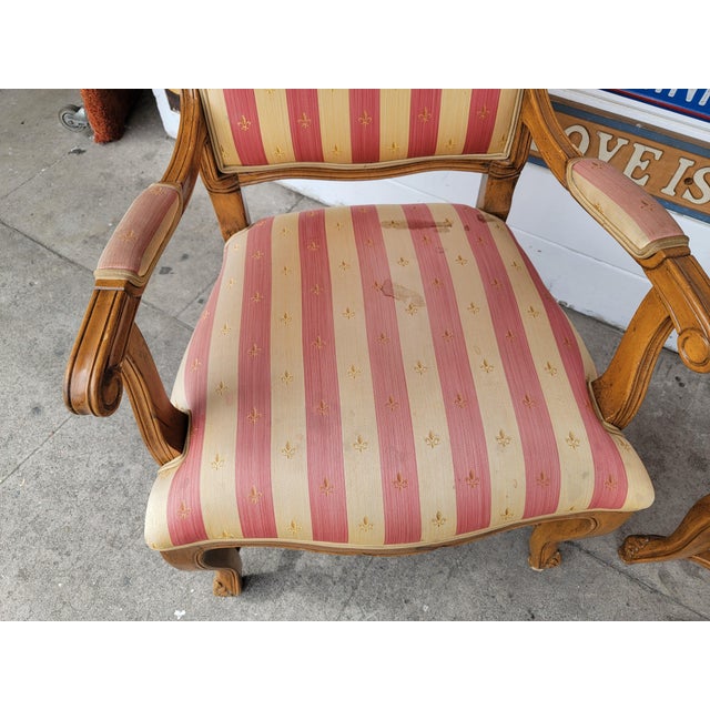 Vintage French Style Wingback Chairs- Set of 2 | Chairish
