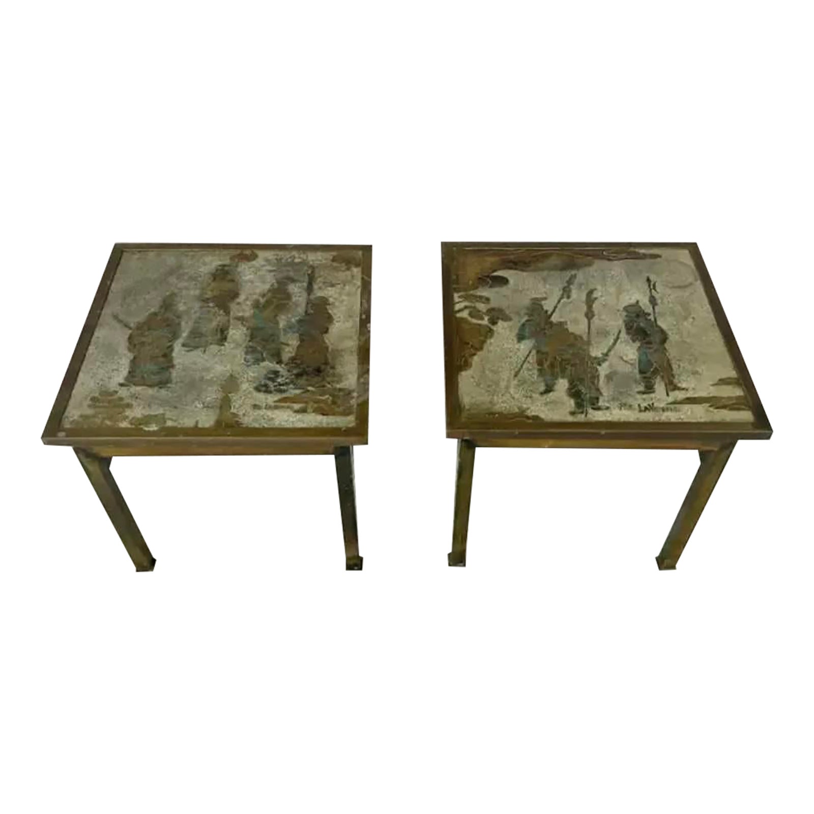 Phillip and Kelvin Lavern "Ming" Side Tables, Set of Two | Chairish