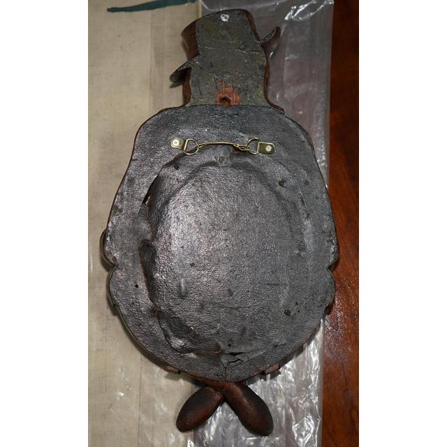 Antique Black Forest Folk Art Wall Mirror of Chap with Bee on Nose ...