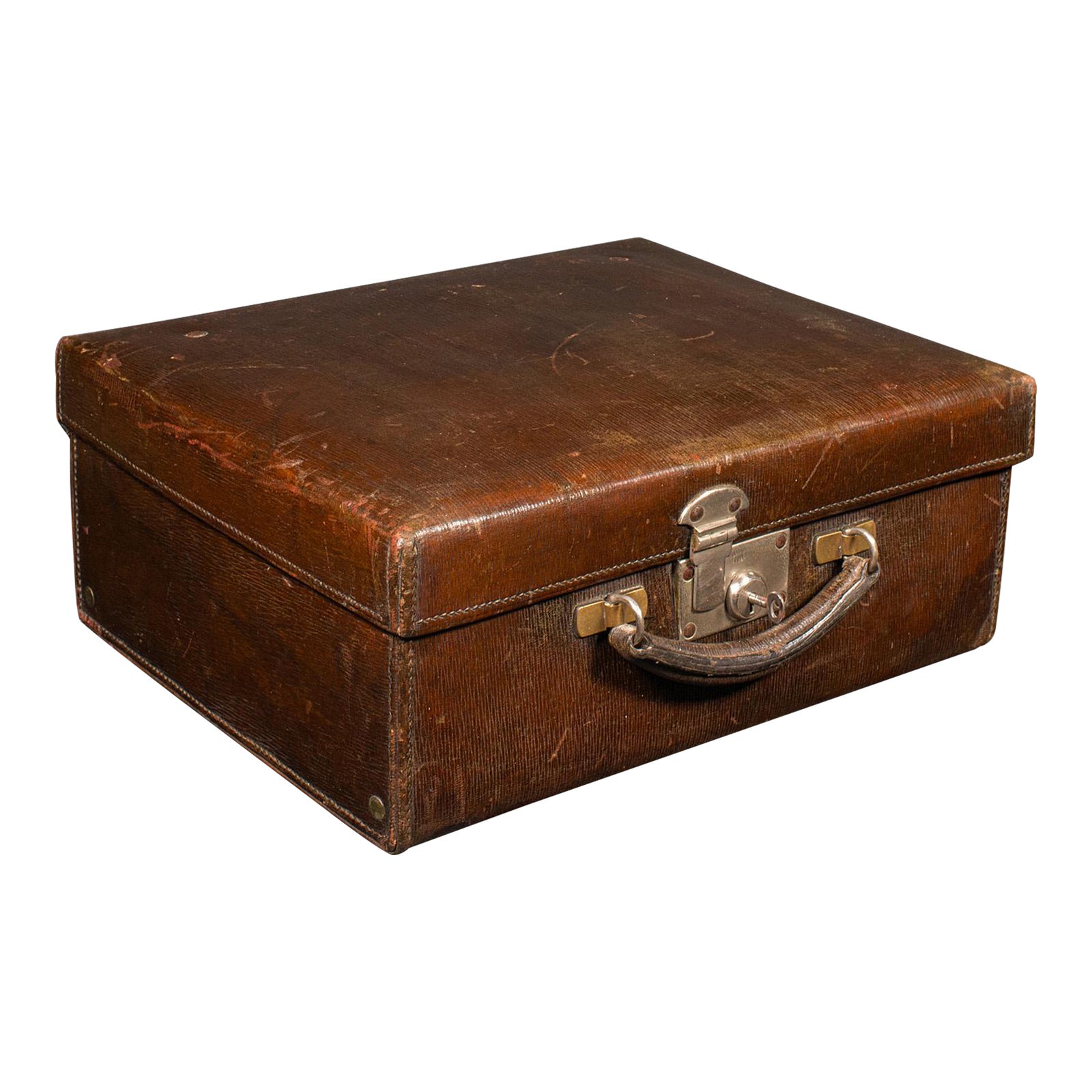 1920's Small Antique Suitcase | Chairish
