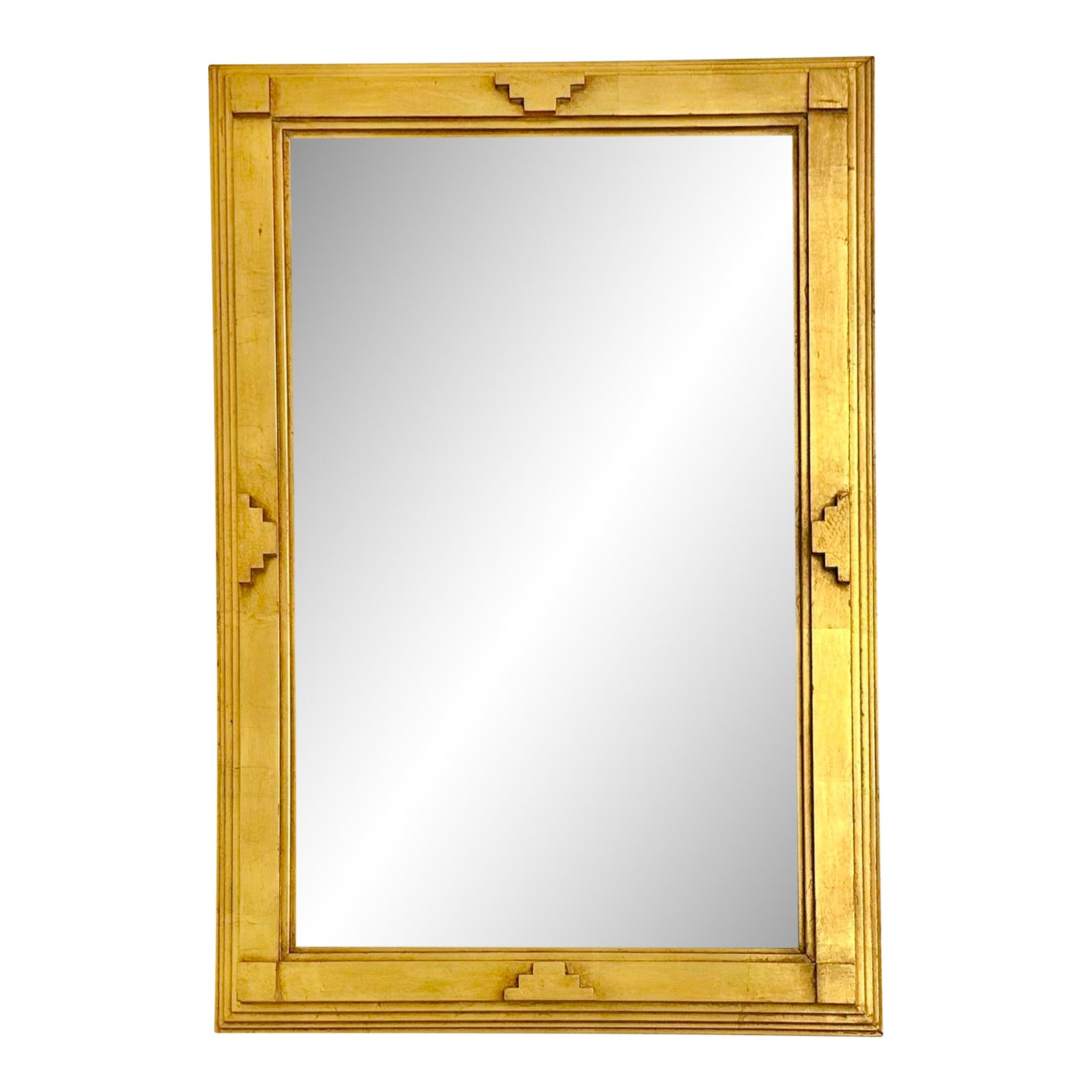 1980s Jay Spectre Gilt Wall Mirror | Chairish