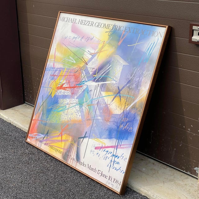 Michael Heizer "Geometric Extraction" 1984 Gallery Poster | Chairish