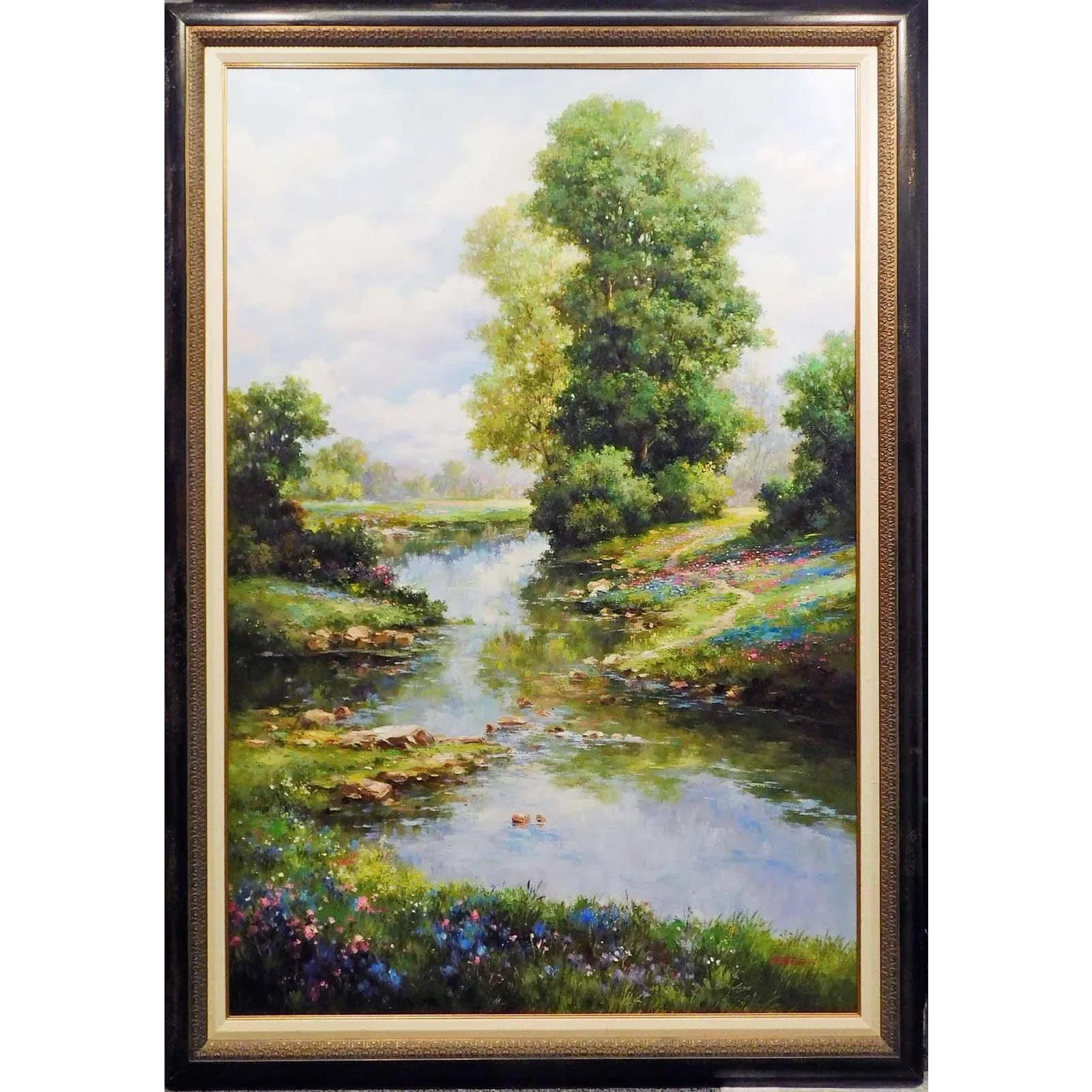 Paul Guy Gantner "Nature's Elegance" 1069 Original Oil Canvas Framed ...