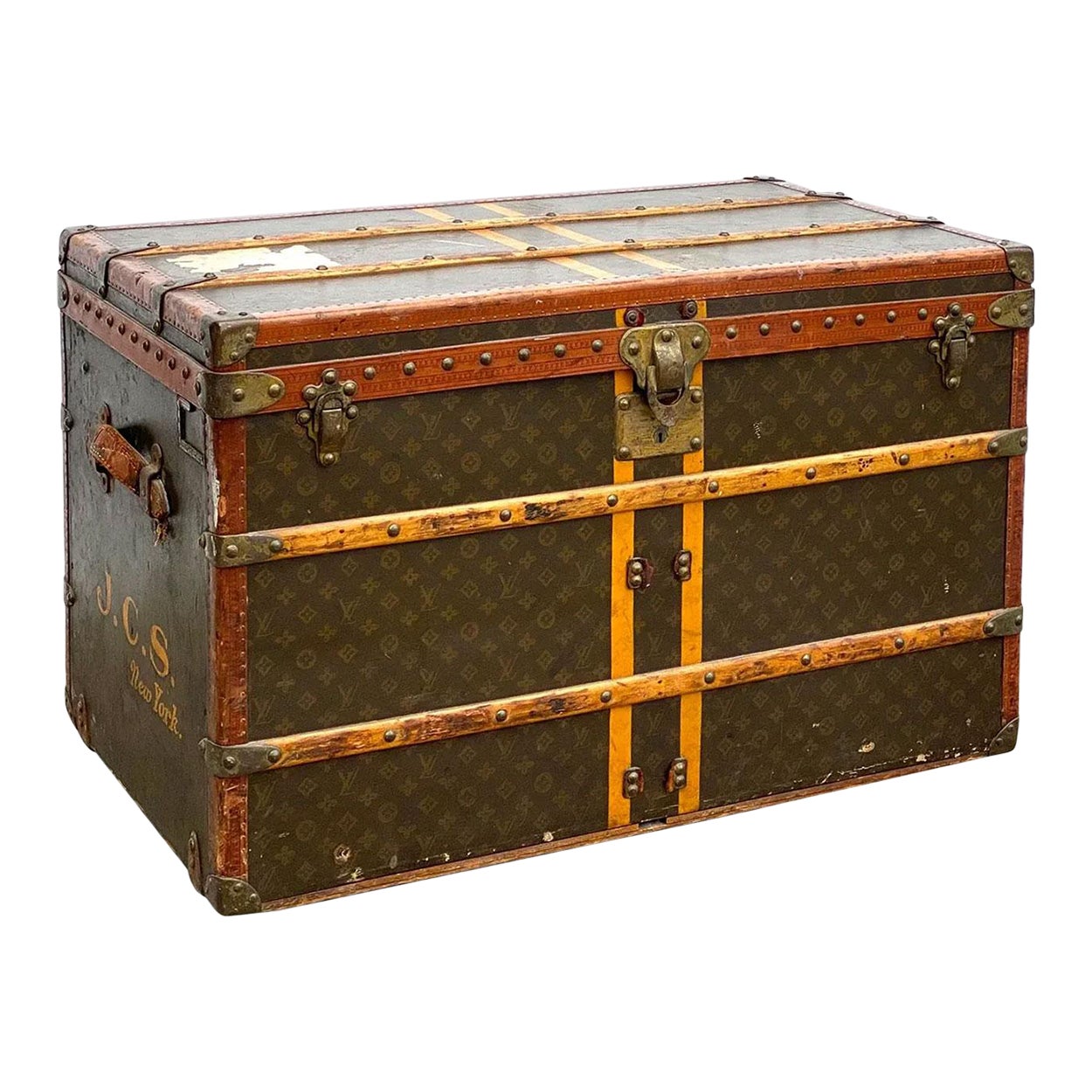 French Louis Vuitton for Arthur Gilmore Classic Monogram Canvas Steamer ...