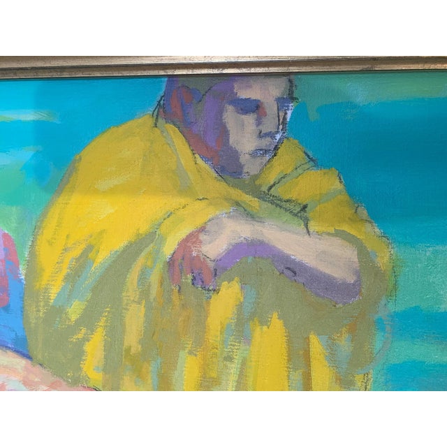 'Ausable River Bathers' Nude Men Figurative Ashcan School Oil on Canvas ...