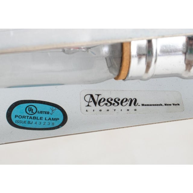Walter Von Nessen Aluminum Swing Arm Floor Lamp | Chairish
