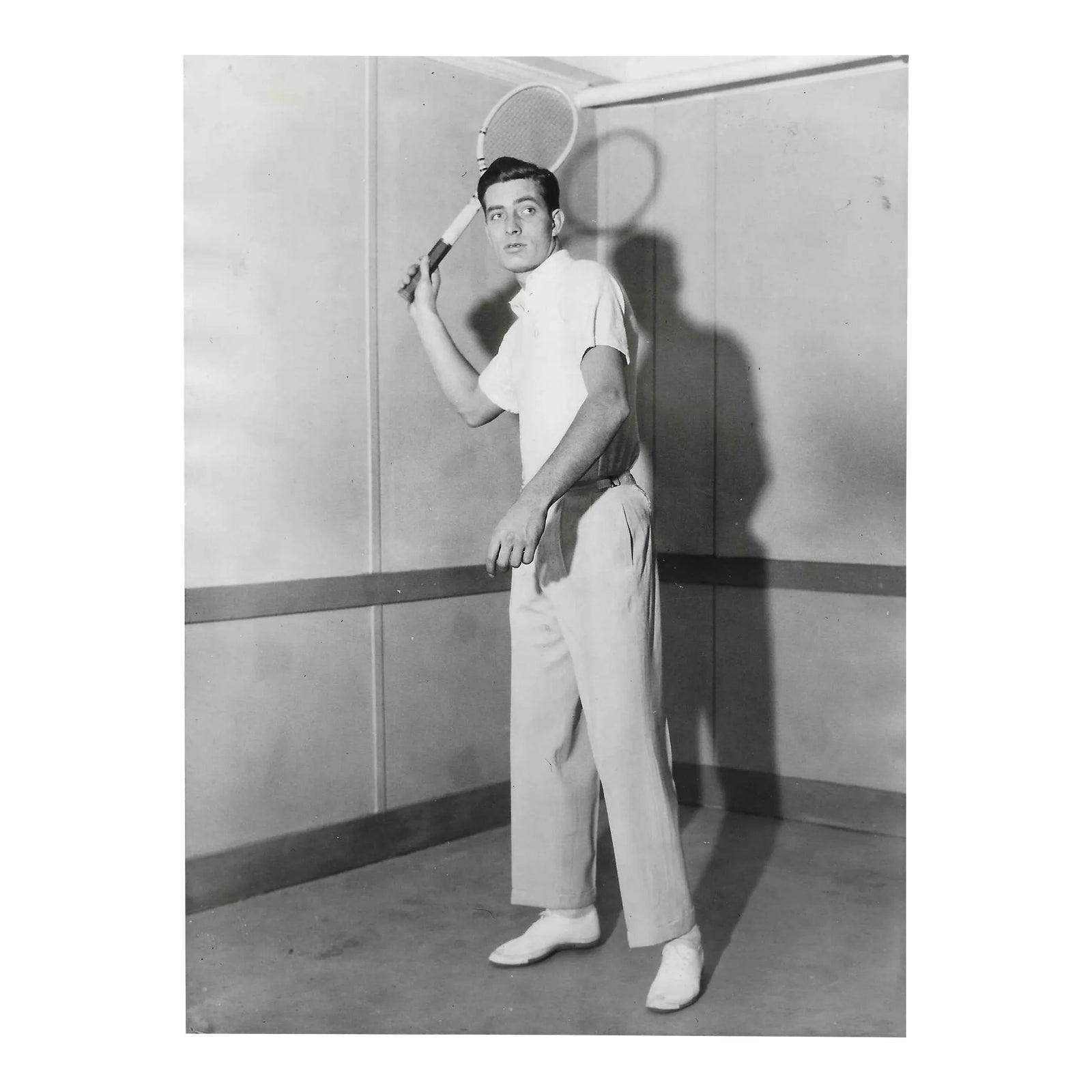 1934 Tennis Photograph of Player and Actor Frank Shields | Chairish