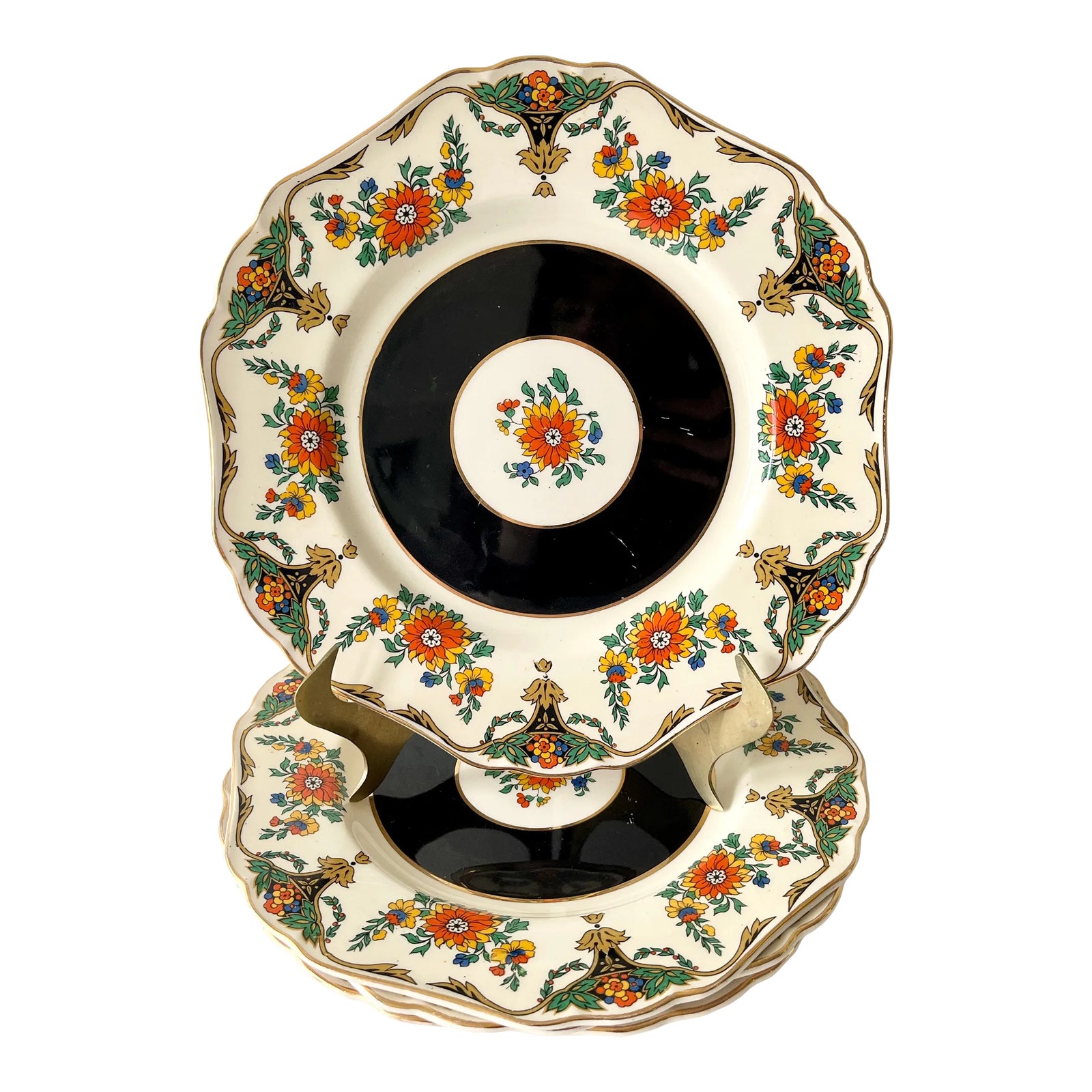 1920s-30s John Maddock & Sons "Minerva" Fruit & Floral Printed Ceramic ...