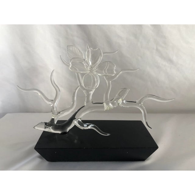 1980s Vintage Frabel Studios Sculpture Dogwood Branch | Chairish