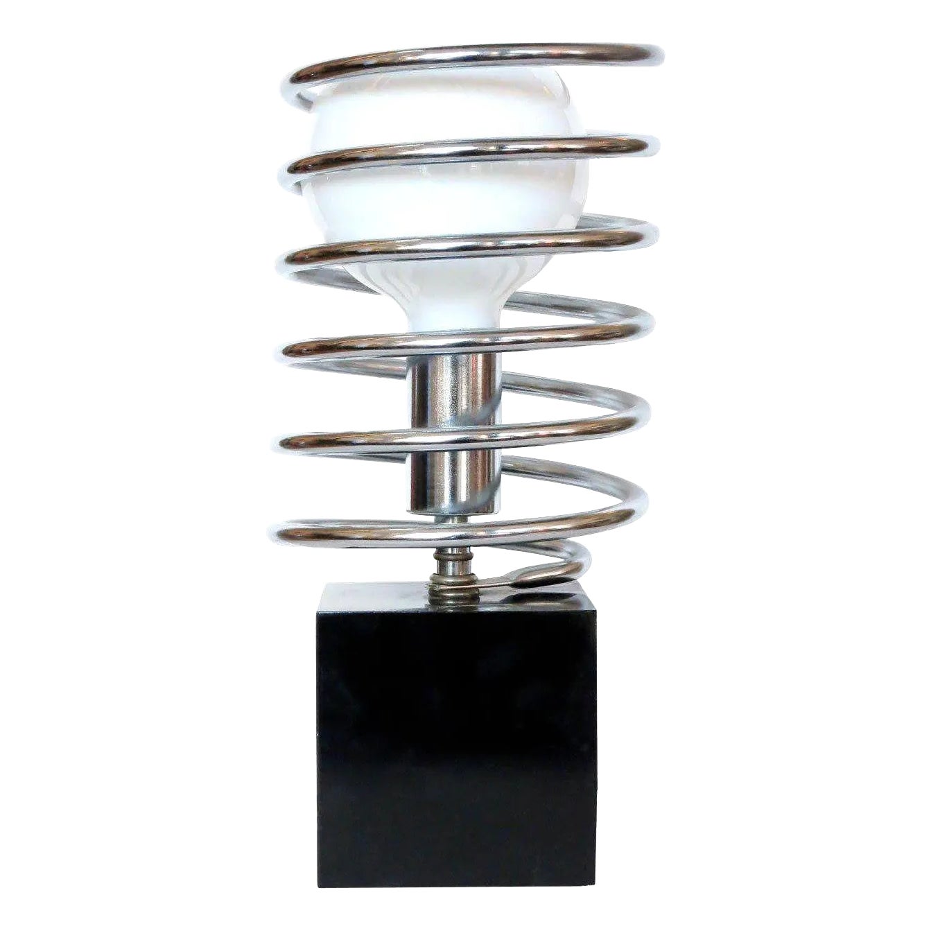 1960s Modernist Spring Table Lamp by Sonneman Lighting Company ...