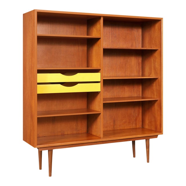 1960s Mid-Century Modern Teak Bookcase by Børge Mogensen | Chairish