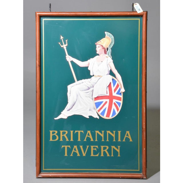 Vintage Double Sided English Pub Sign | Chairish