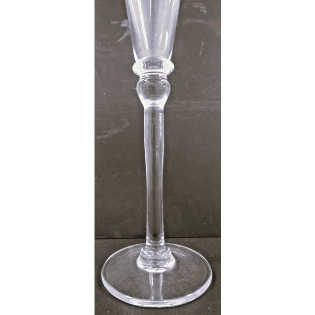 Simon Pearce Heartland Champagne Flutes Set of 10 | Chairish