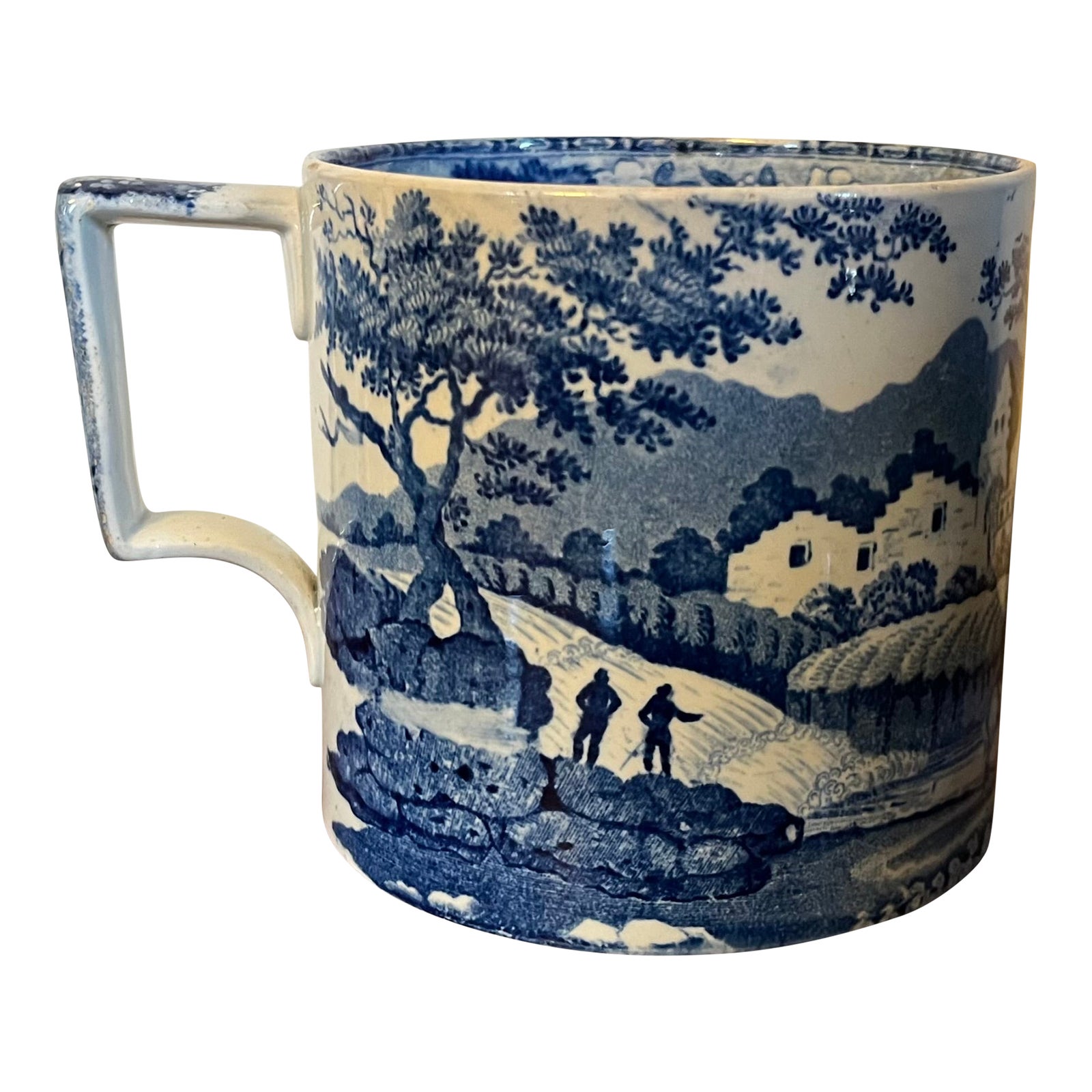 Antique Early 19th Century English George III Staffordshire Pearlware ...