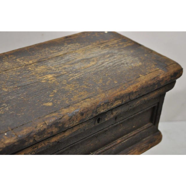 19th Century American Primitive Distressed Solid Wood Machinist Tool ...