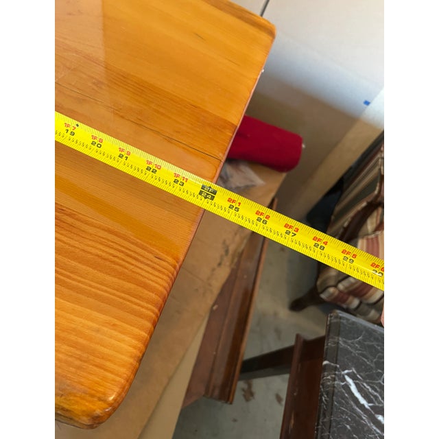 Great Wolf Lodge Pine Rustic Solid Wooden Square Side Table | Chairish