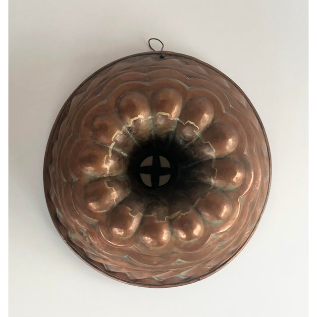 Antique Copper Bakers Cake Savoy Mold | Chairish