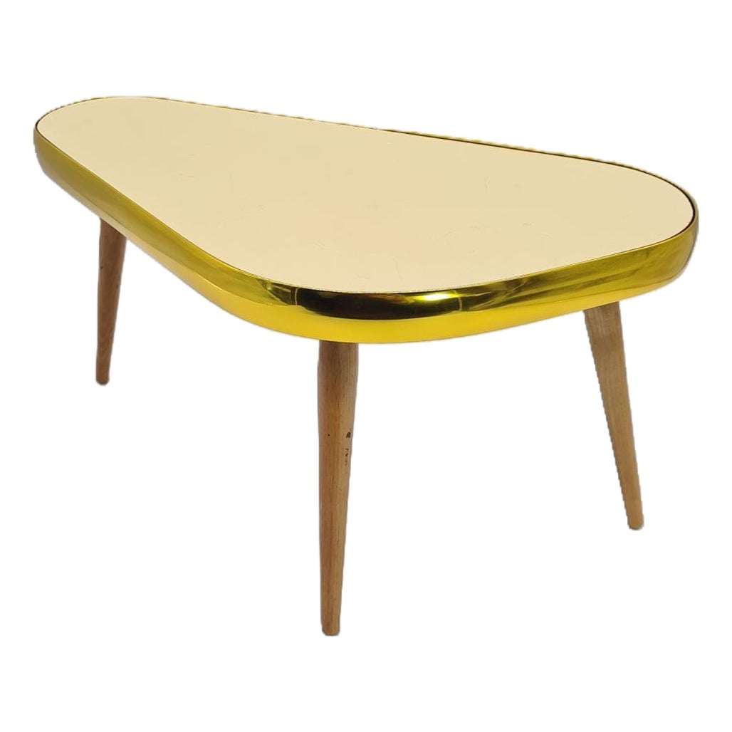 Vintage Kidney-Shaped Coffee Table, 1960s | Chairish